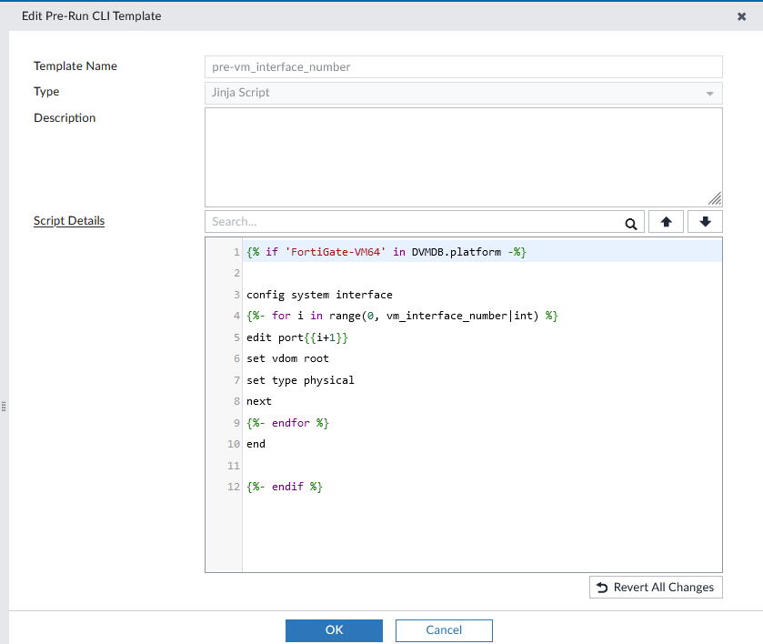 Using FortiManager device database variables in Jinja | FortiManager 7.6.1 | Fortinet Document ...
